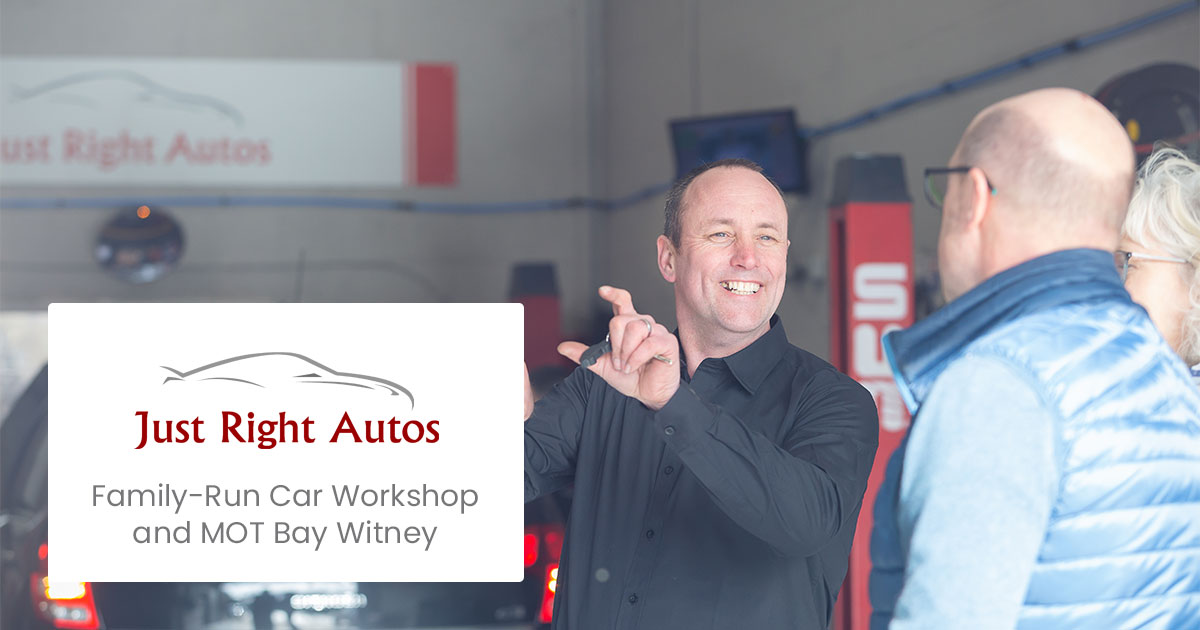 Car Workshop - Just Right Autos in Oxfordshire